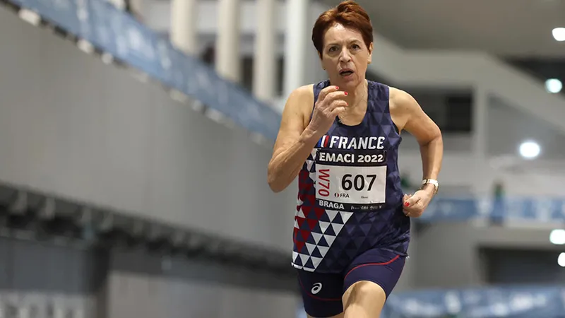 Eliane Piret, l'athlète de 72 ans qui bat toujours des records ...